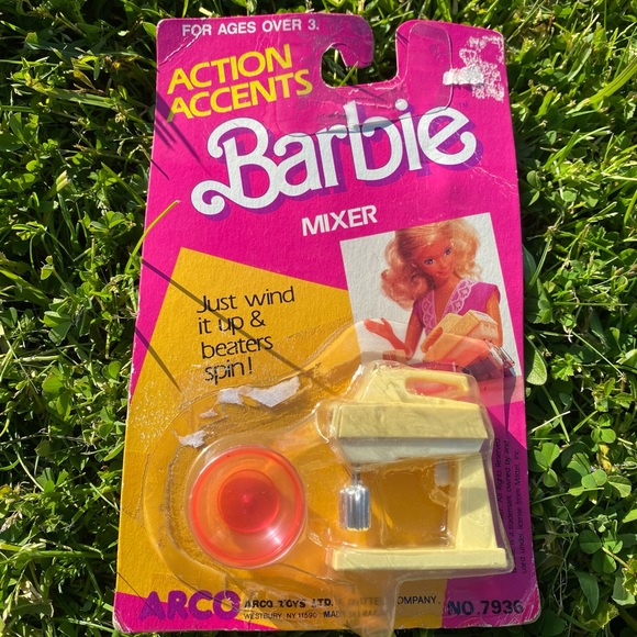 Barbie | Toys | Vintage 8s Barbie Mixer With Bowl Nib | Poshmark